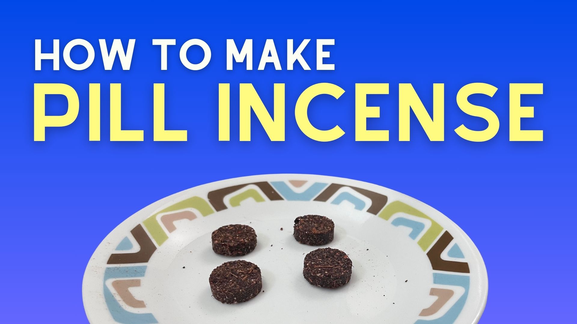 Incense After the Manner of Pills – A Step by Step Guide to Making Pill ...